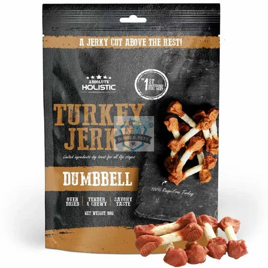 Absolute Holistic Jerky Turkey Dumbbell - 100g — Singapore's Pet Proficient Online Pet Store I ...
