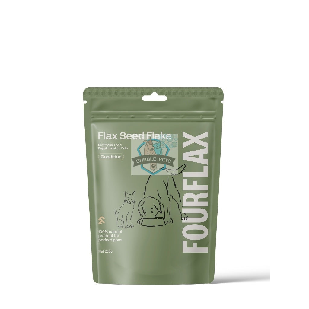 FourFlax Flax Seed Flake for Dogs & Cats 250g — Singapore's Pet ...